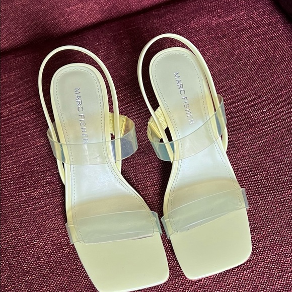 Marc Fisher | Shoes | Clearing Closet Marc Fisher Sandals Yellow ...